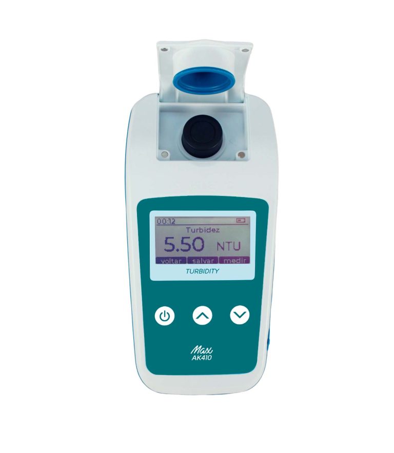 AK410 - Turbidez Max - Turbidímetro Digital - akso